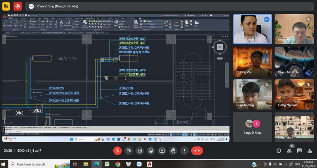 Hình ảnh các khóa học shop drawing hệ thống HVAC đã khai giảng - Trung ...